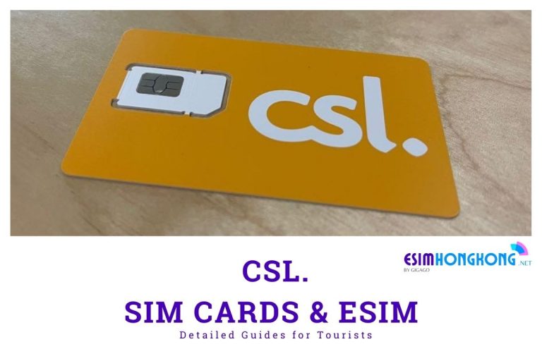 Best Hong Kong Telecom csl SIM Cards for Tourists